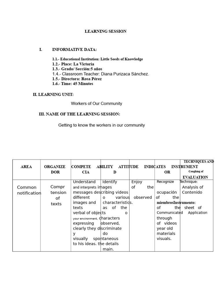 Learning Session - Professions in Our Community | PDF | Microsoft Power ...