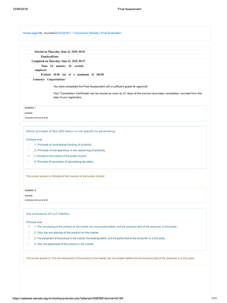 CDC Final Assessment | PDF | Legal Liability | Justice