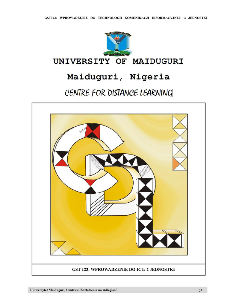 Gst 123 Wprowadzenie do ICT | PDF