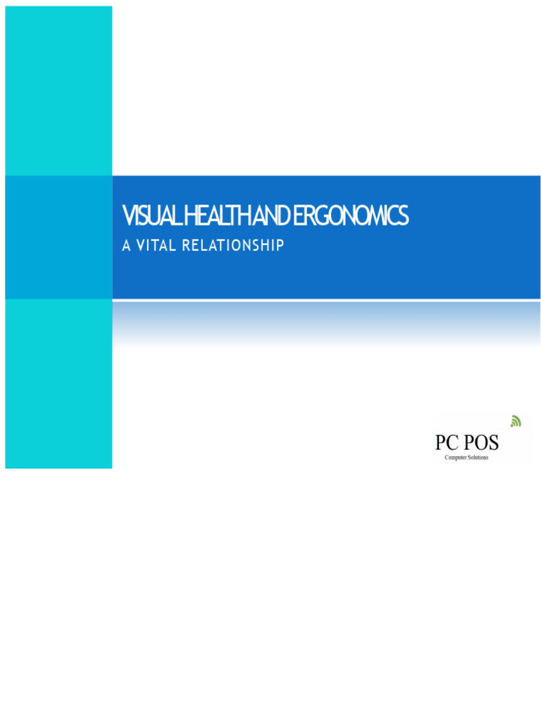 Visual Health and Ergonomics Guide | PDF | Vision | Ophthalmology