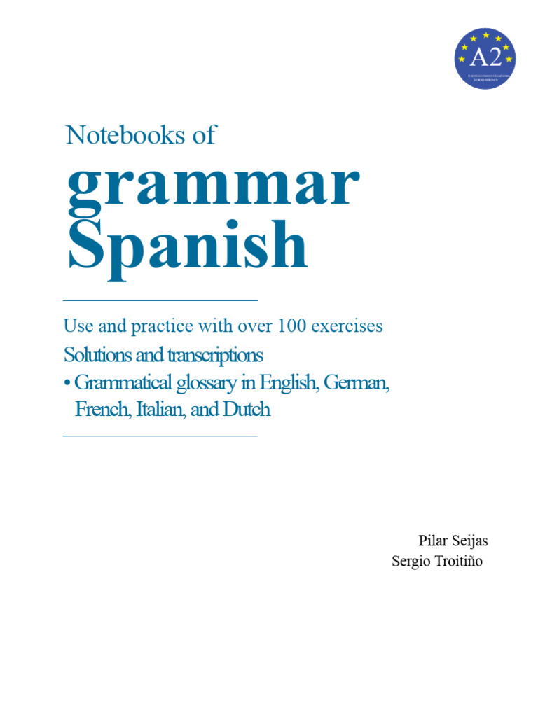 Grammar Notebooks Spanish A2 Sample | PDF | Adverb | Adjective