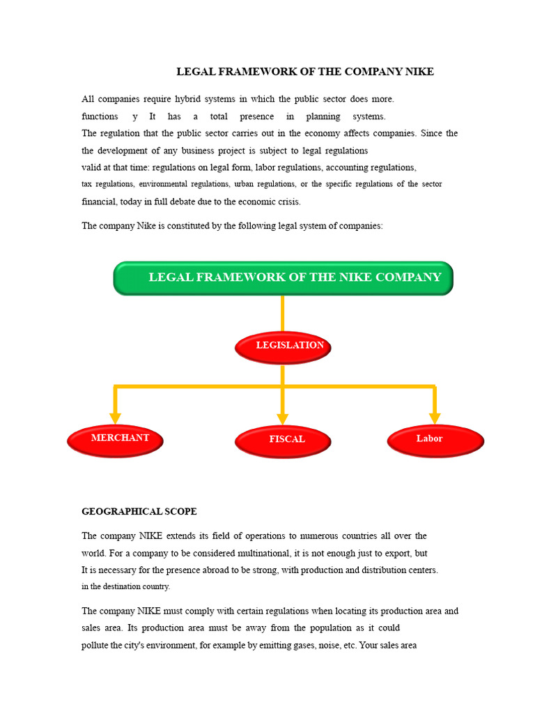 Nike's Legal and Tax Framework Overview | PDF | Nike | Taxes