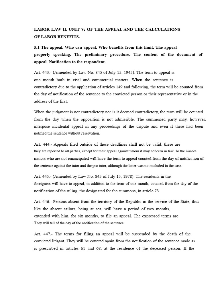 Labor Law II | PDF | Appeal | Supreme Courts