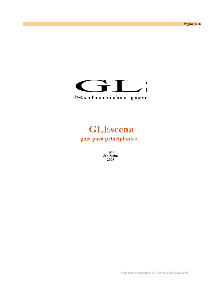 Guía para principiantes de GLScene | PDF | Matriz (Matemáticas ...