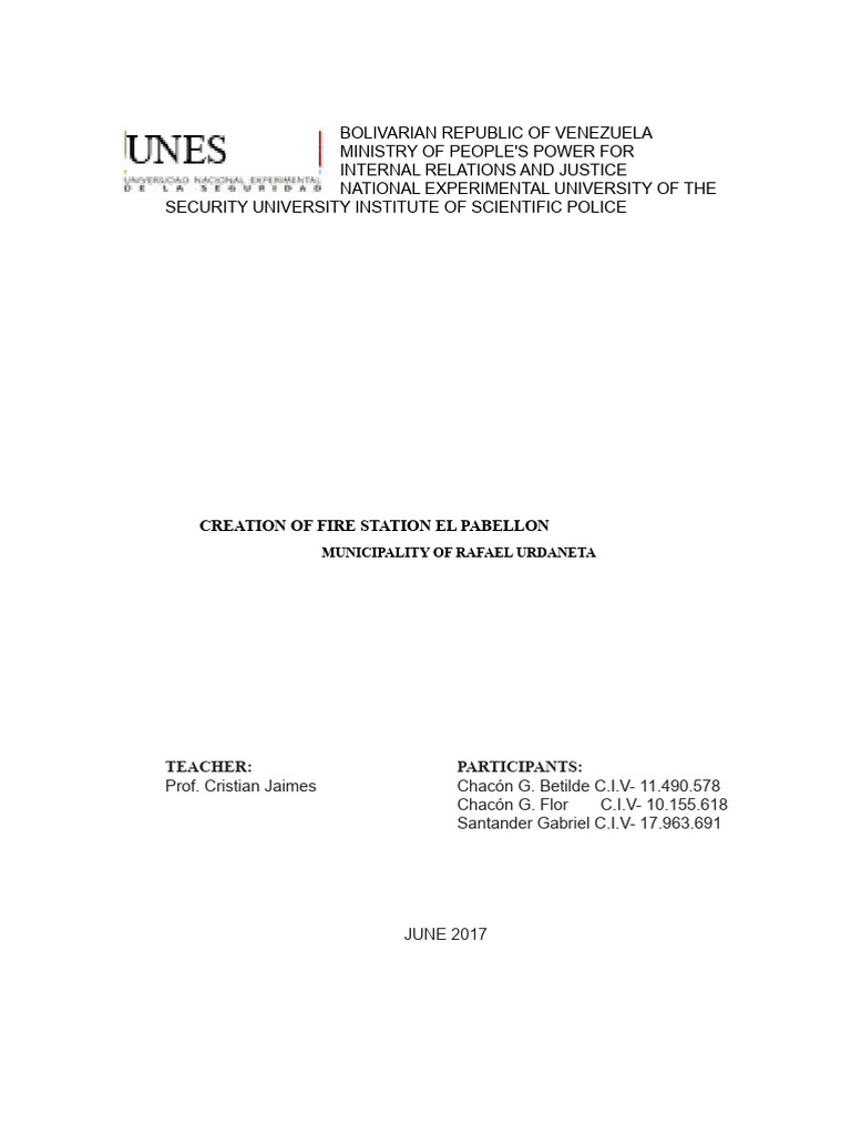 THESIS SUBSTATION FIRE FIGHTERS CHAPTER I II III | PDF | Qualitative ...