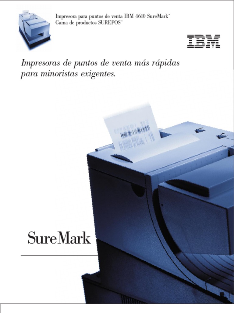 4610 Suremark | PDF | Terminal de computadora | Impresora (Computación)