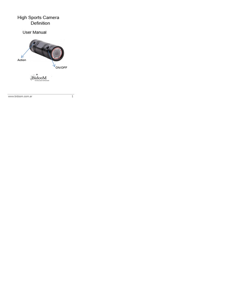 mini sports camera f9-1080p | PDF