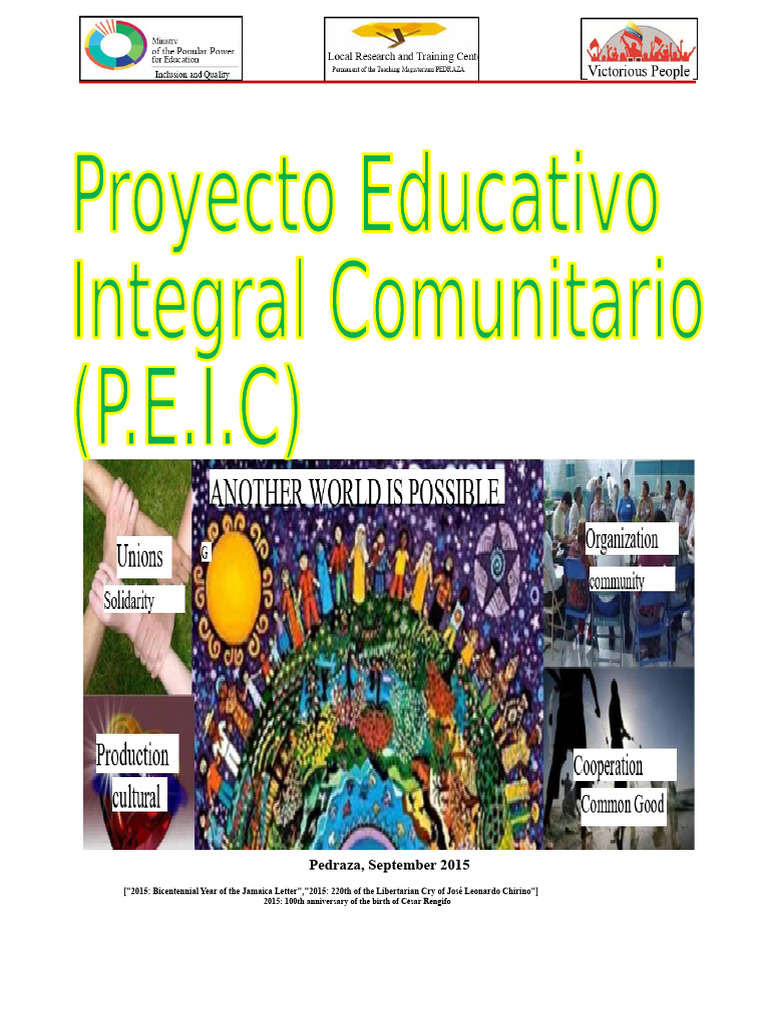Structure of the p.e.i.c 2015-2016 | PDF | Institution | Swot Analysis