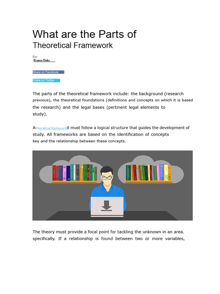 Parts of a Theoretical Framework | PDF | Theory | Concept