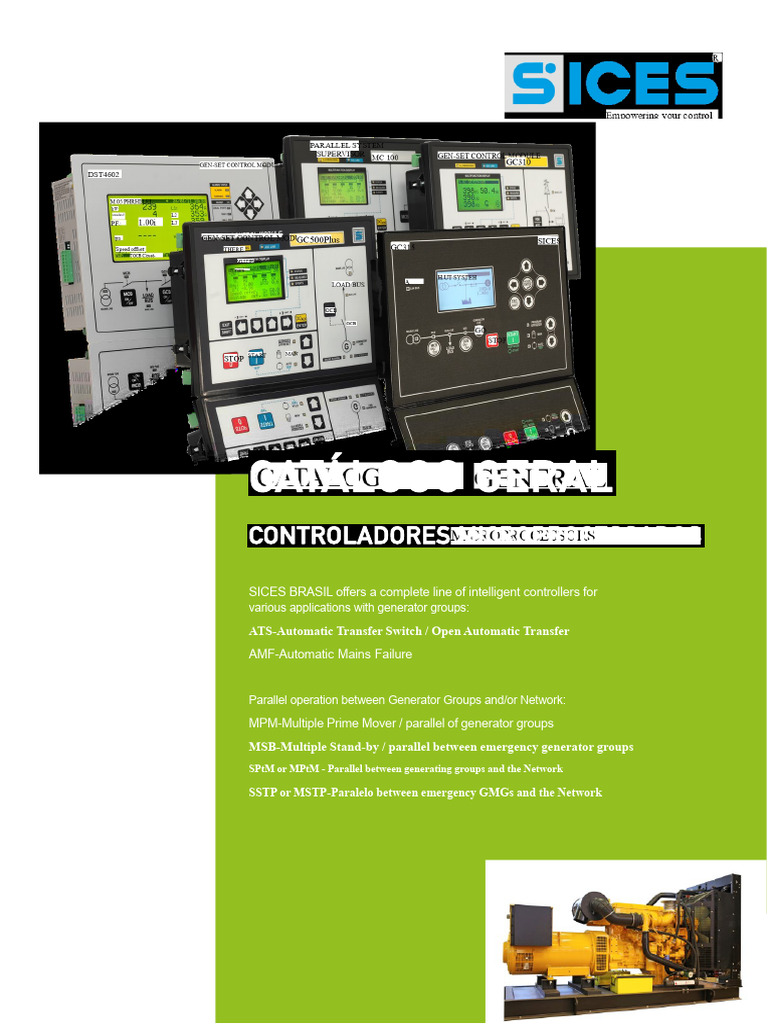 General Catalog SICES Controllers REV.2 | PDF | Electric Generator ...