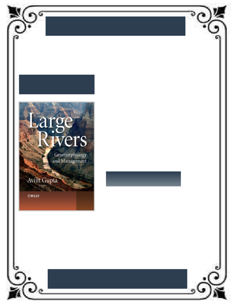 Large Rivers Geomorphology and Management 1st Edition Avijit Gupta ...