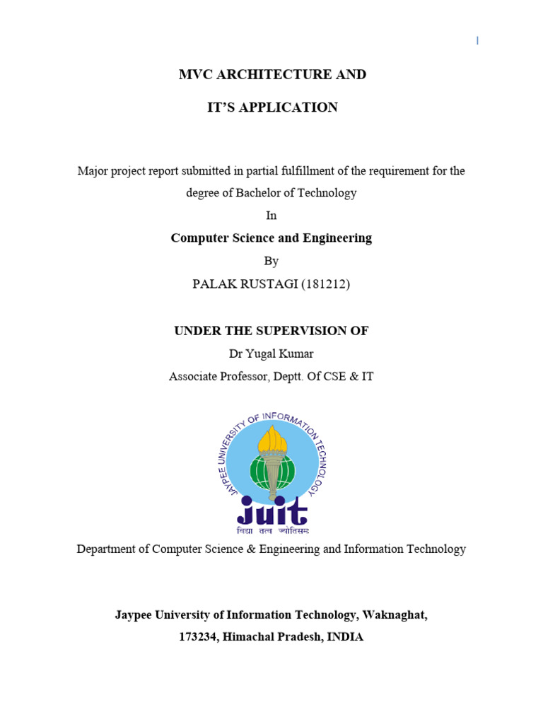 MVC Architecture and Its Application | PDF | Model–View–Controller | Java (Programming Language)