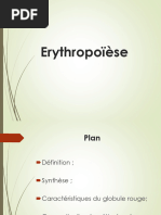 Évolution et caractéristiques des érythrocytes | PDF | Globule rouge ...