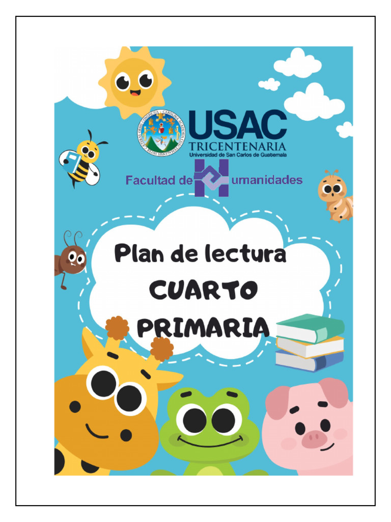 Plan Lector para Cuarto Primaria | PDF | Maestros | Comprensión lectora