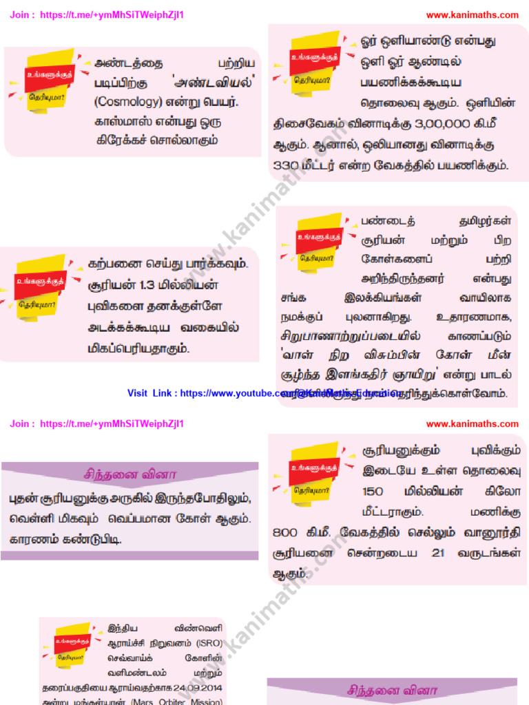 Kani Maths Tet Geography Box 6-12th Www.kanimaths.com Mob.no 9003450850 ...