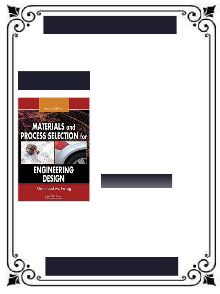 Materials and Process Selection for Engineering Design Second Edition ...