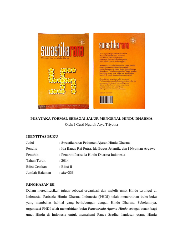 Resensi Buku Agama Hindu | PDF