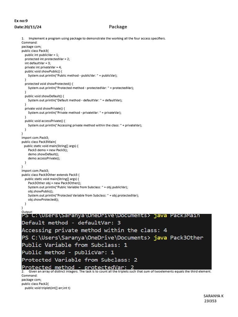 lab 9 | PDF | Integer (Computer Science) | Computer Programming