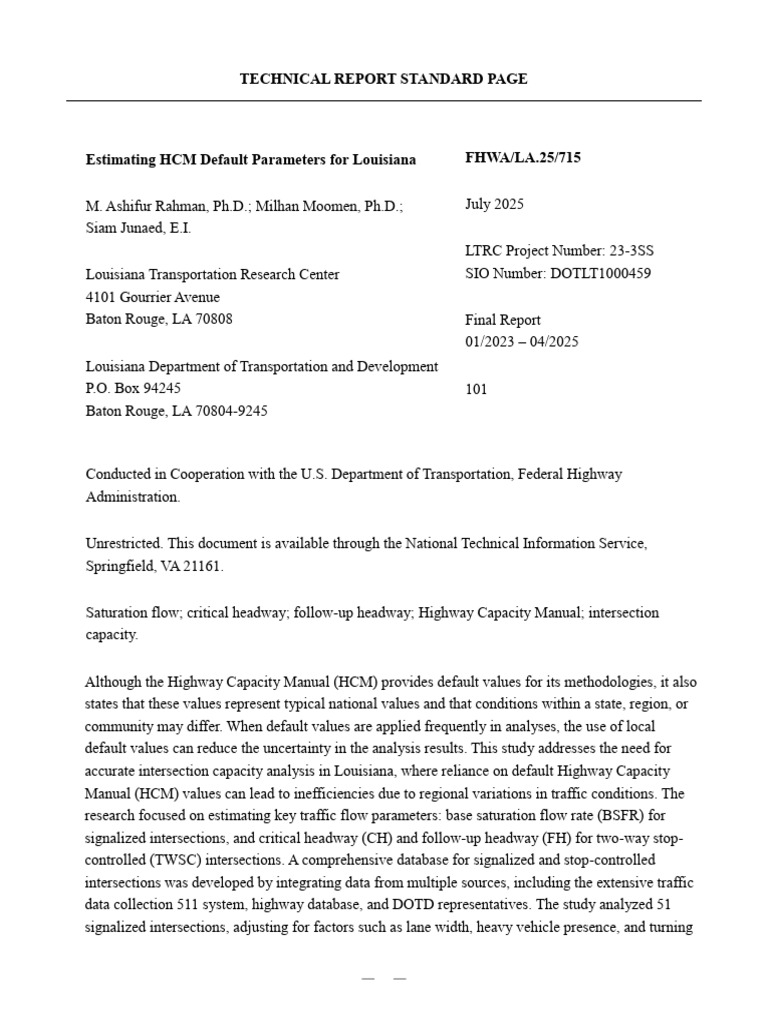 FR_715 | PDF | Traffic | Intersection (Road)