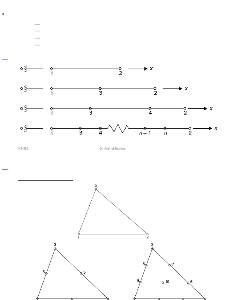 Elements and Shape Functions fea | PDF | Finite Element Method | Polynomial