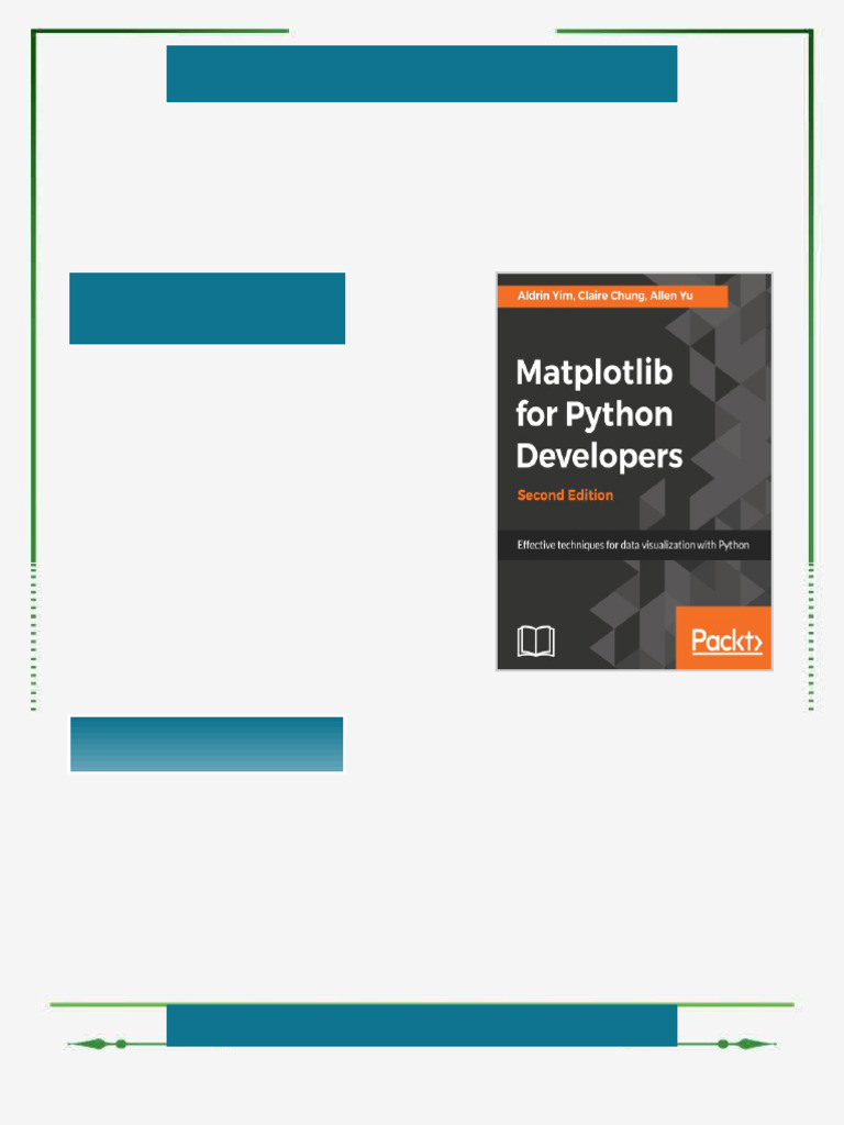 Matplotlib for Python Developers Effective techniques for data ...