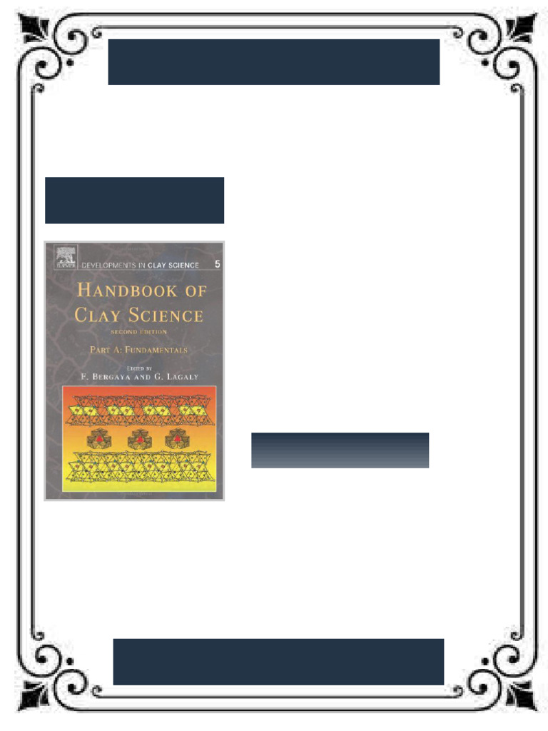 Handbook of Clay Science 2nd Edition Faїza Bergaya And Gerhard Lagaly ...