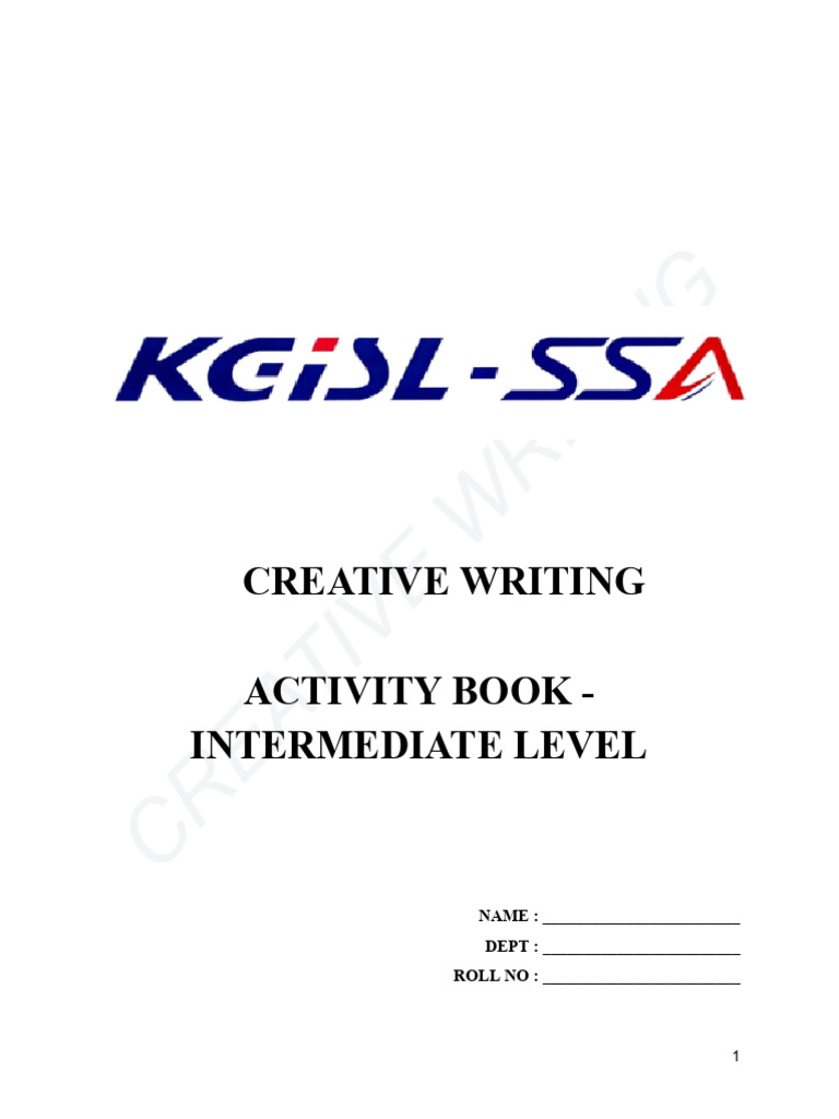 Creative Writing Lab - Activity | PDF | Essays | Critical Thinking