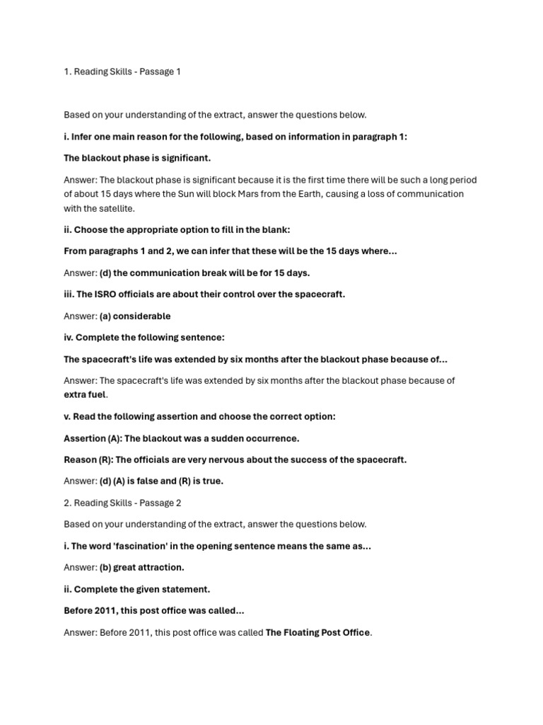 10 The Sample Question 3 | PDF | Verb | Linguistic Morphology