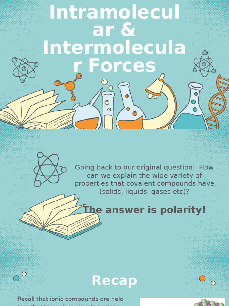 Understanding Intermolecular Forces | PDF | Intermolecular Force ...