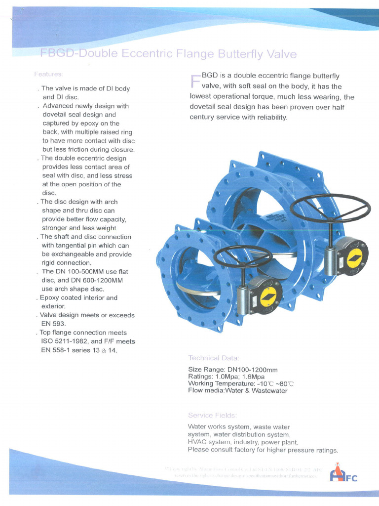 FBGD - Double Eccen. Flange BV | PDF