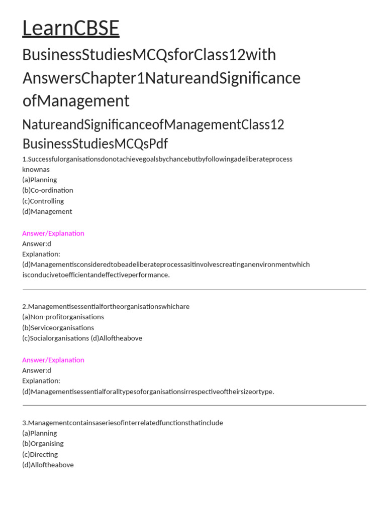 XII_BST_MCQ_1-12 | PDF