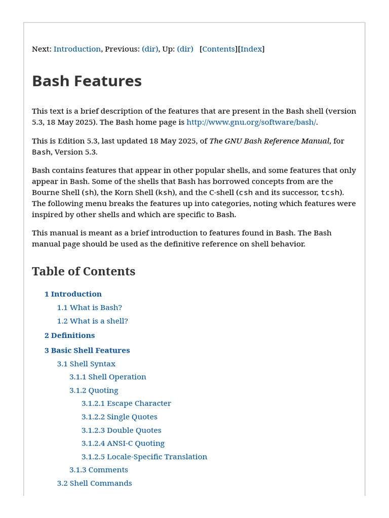 Bash Reference | PDF | Regular Expression | Computer Programming