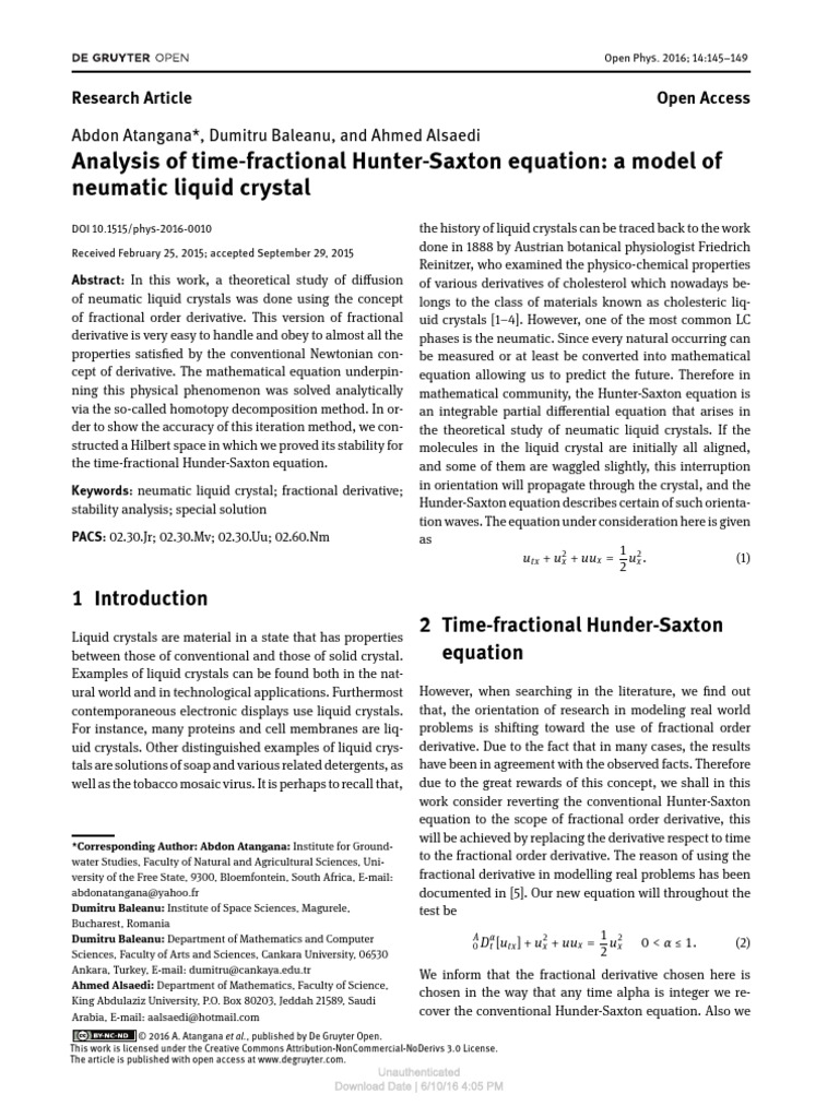 Al Saedi | PDF | Liquid Crystal | Liquids