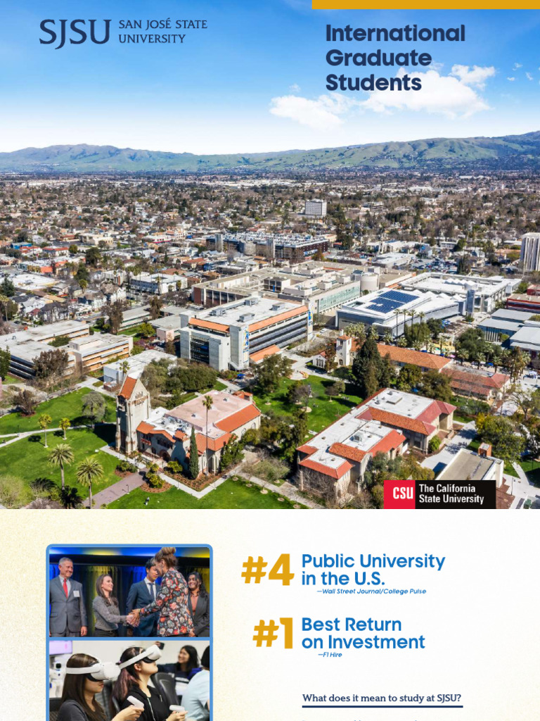Sjsu Graduate Brochure Compressed | PDF | Engineering | Science