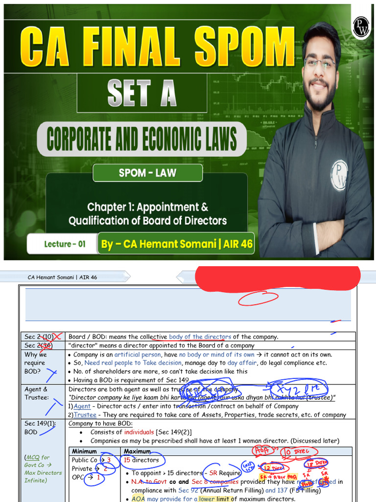 Appointment and Qualification | PDF | Securities (Finance) | Business