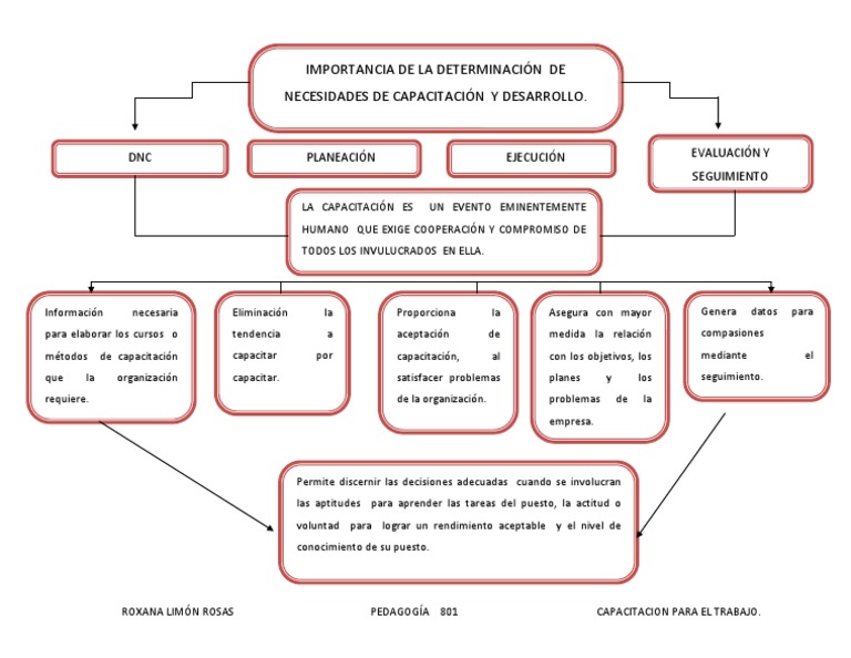 Mapa Conceptual - Impotancia de La DNC y Desarrollo | PDF | Planificación | Cognición