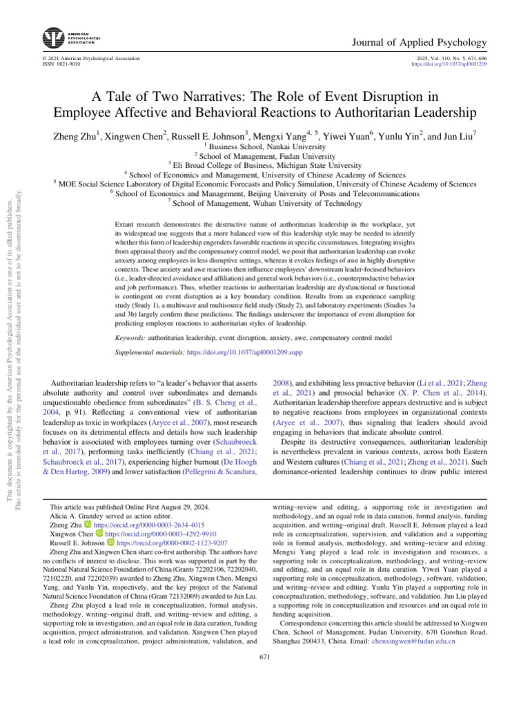 A Tale of Two Narratives The Role of Event Disruption in | PDF ...