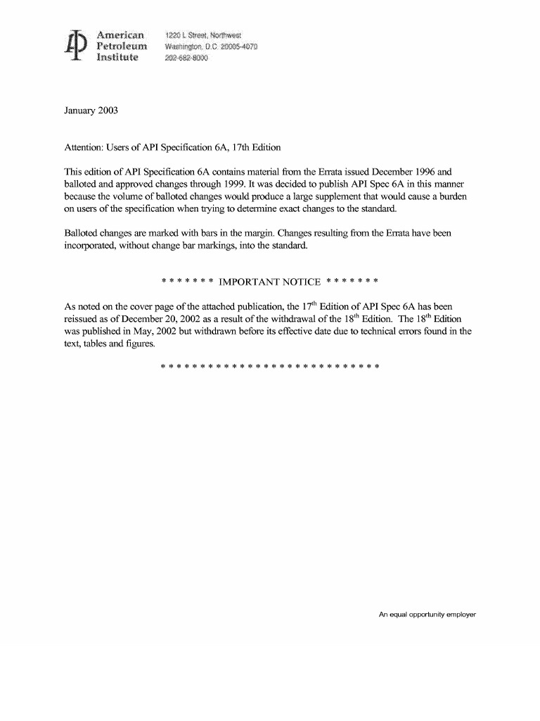 API 6A-2003 | PDF