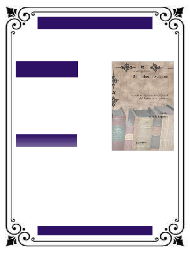 Bibliothecae Syriacae Syriac Edition Unknown ebook formatted for tablet ...
