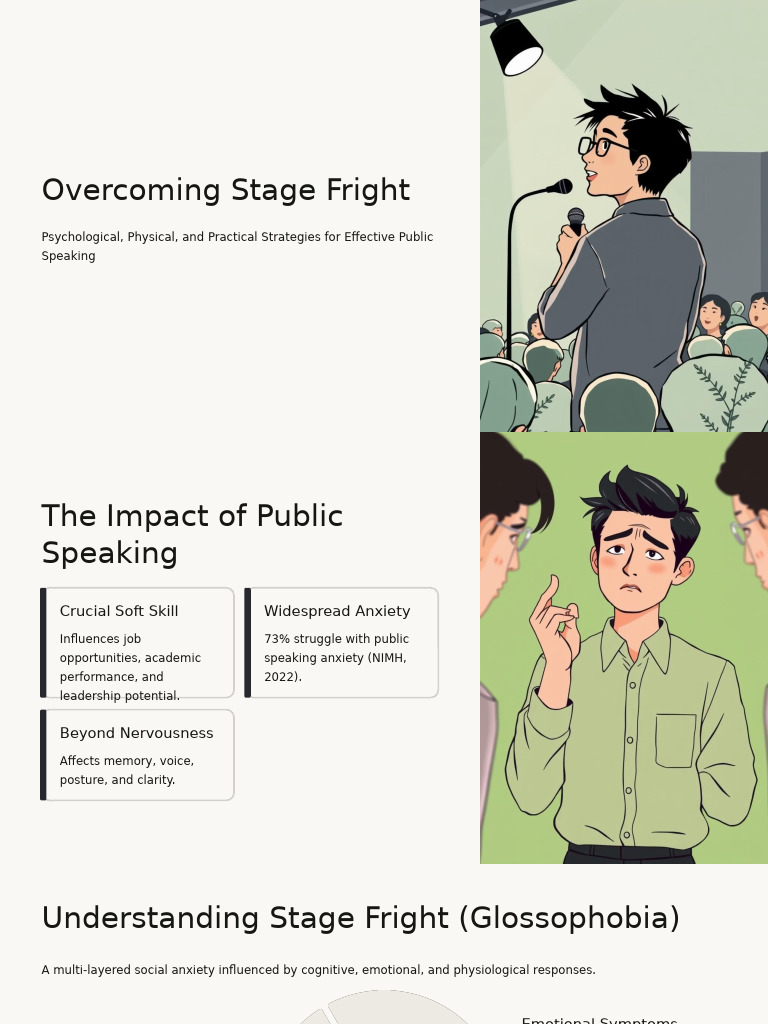 Strategies to Overcome Stage Fright | PDF | Anxiety | Fear