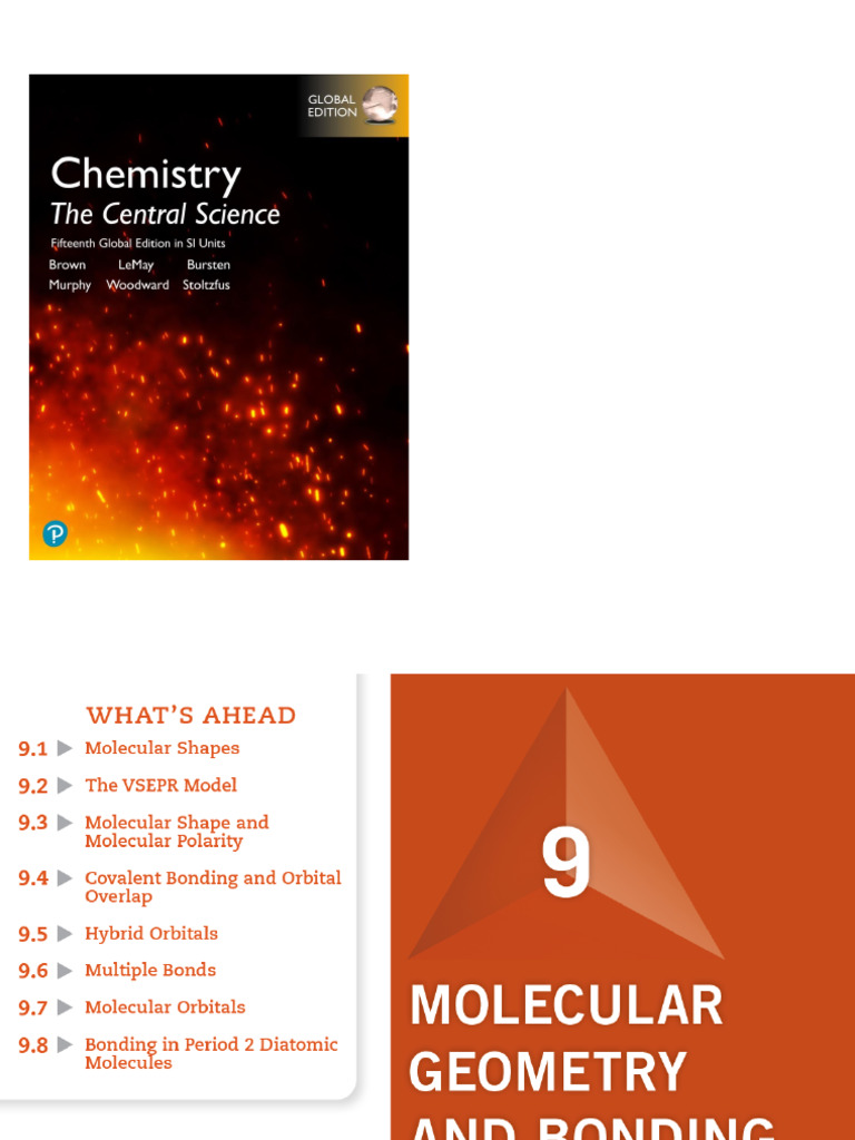 Chapter 09 Molecular Geometry and Bonding Theories | PDF | Molecular Orbital | Chemical Polarity