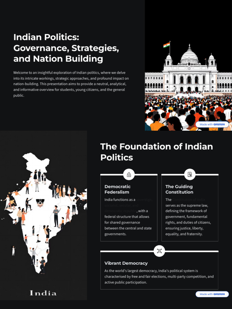 Indian Politics: Governance & Strategies | PDF | Political Parties ...