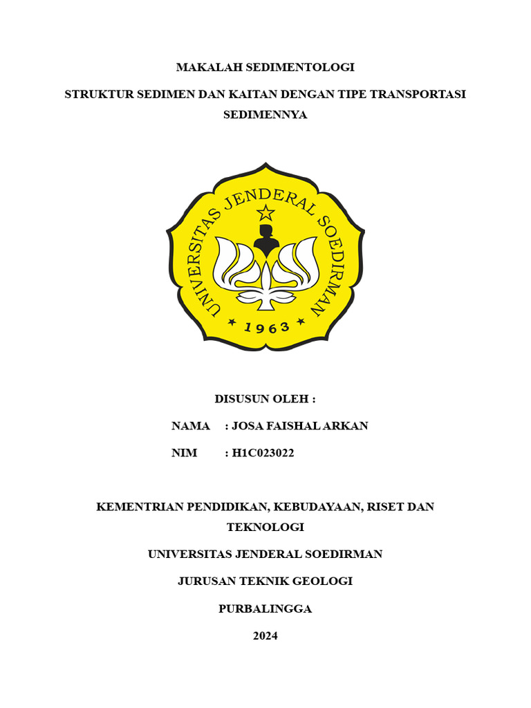 Struktur Sedimen dan Transportasinya | PDF