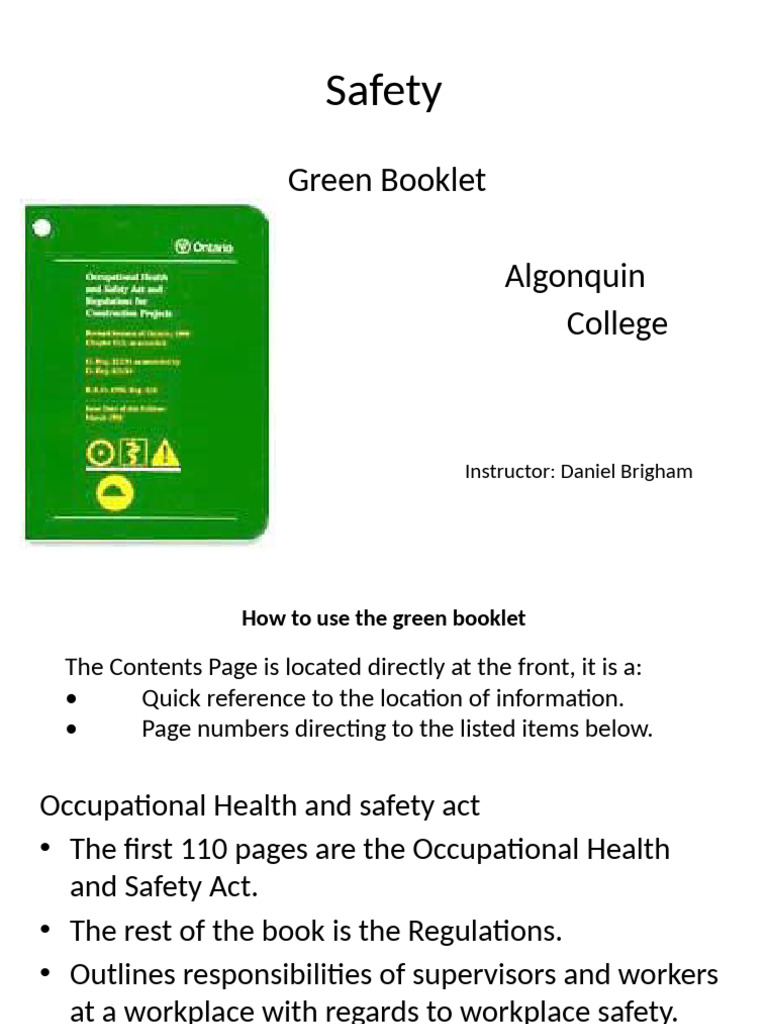 Safety PPT for the 7 Weeks | PDF | Trench | Occupational Safety And Health