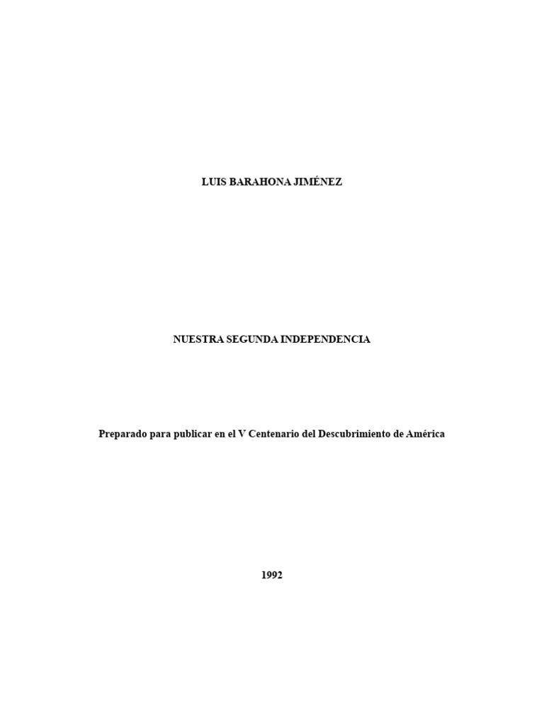 Ensayo Inedito (todo junto) | PDF | España | Era de iluminacion