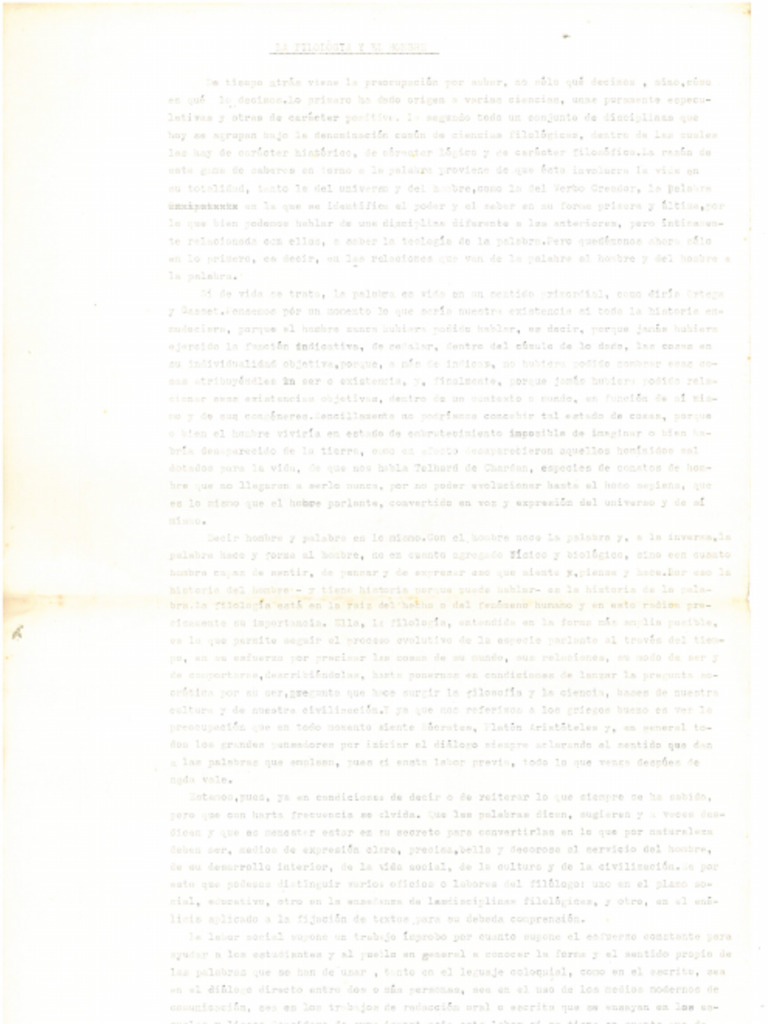 La Filosofía y El Hombre | PDF