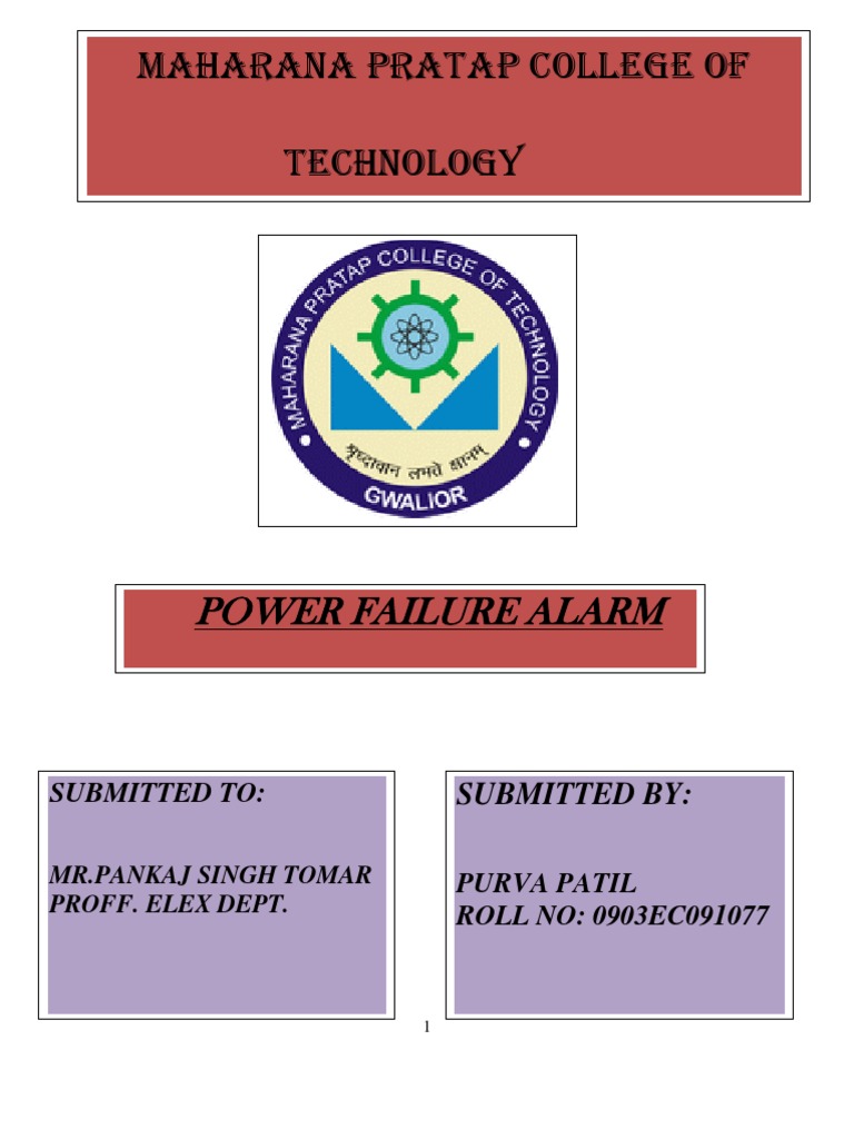 Power Failure Alarm System Overview | PDF | Bipolar Junction Transistor ...