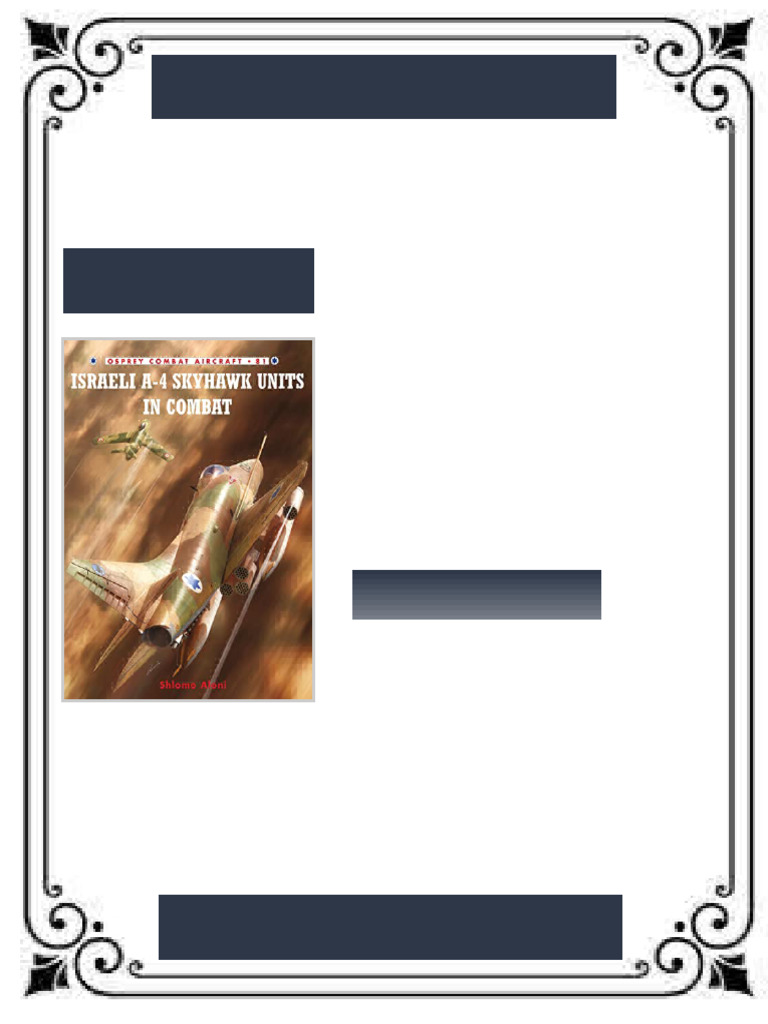 Israeli A 4 Skyhawk Units in Combat Shlomo Aloni ebook digital quick ...