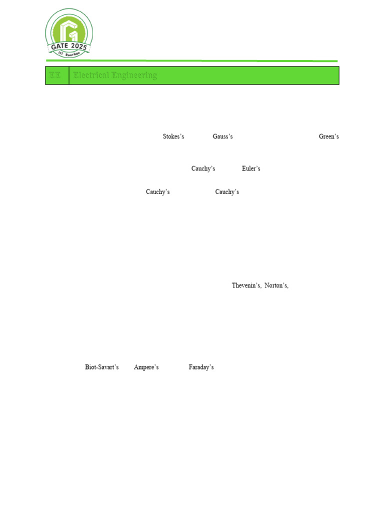 Electrical Engineering | PDF | Integral | Mathematical Analysis