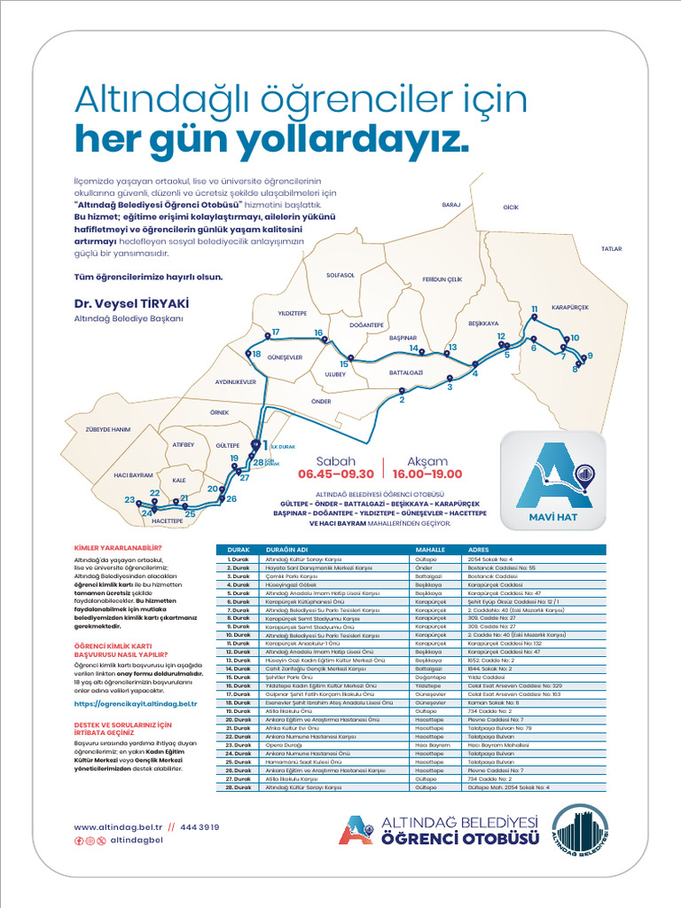 Altindag Otobus Guzergahlar | PDF
